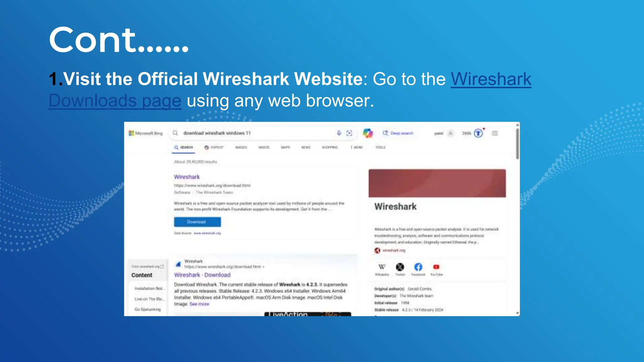 Traffic Data Analysis Using Wiresharkpptx Internet Computing