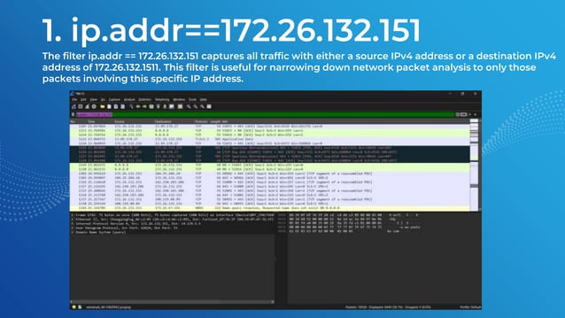 Traffic Data Analysis Using Wireshark Pptx