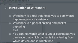 Traffic Data Analysis using Wireshark.pptx | Internet | Computing