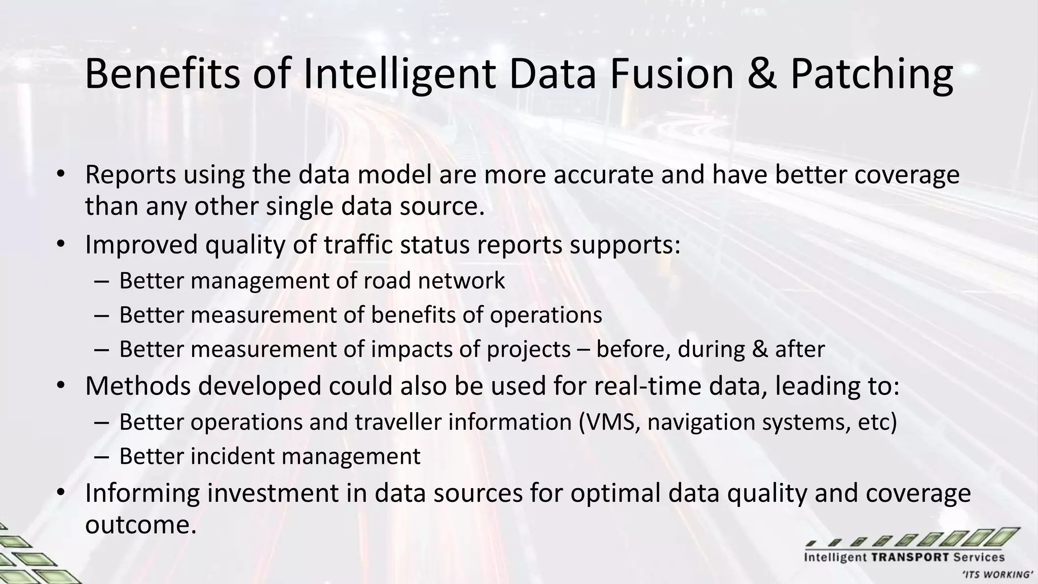 Traffic data fusion methodology | PPT