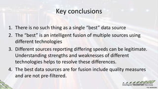 Traffic data fusion methodology | PPT