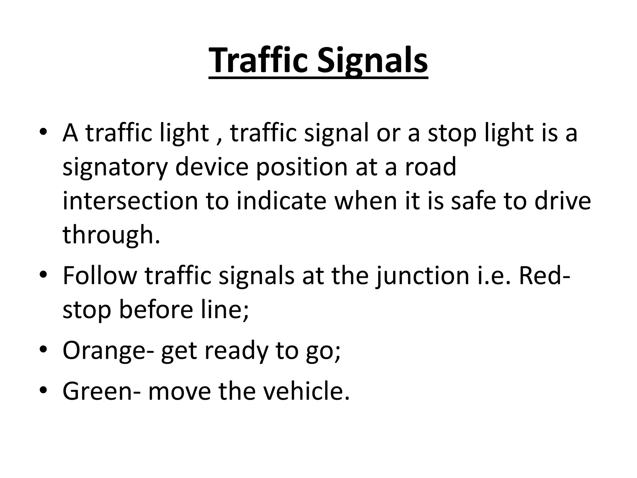 Traffic education 161223191709 | PPTX