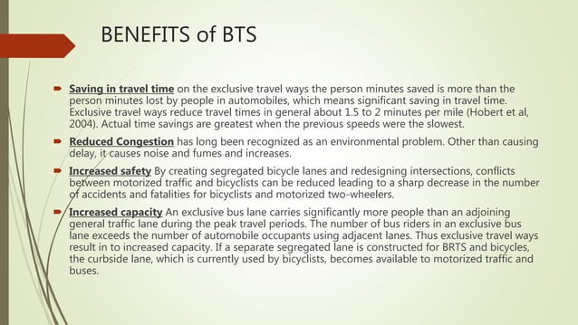 BUS Rapid Transist System | PPT