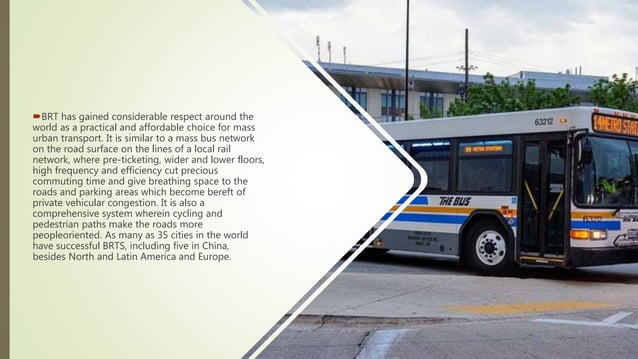 BUS Rapid Transist System | PPT