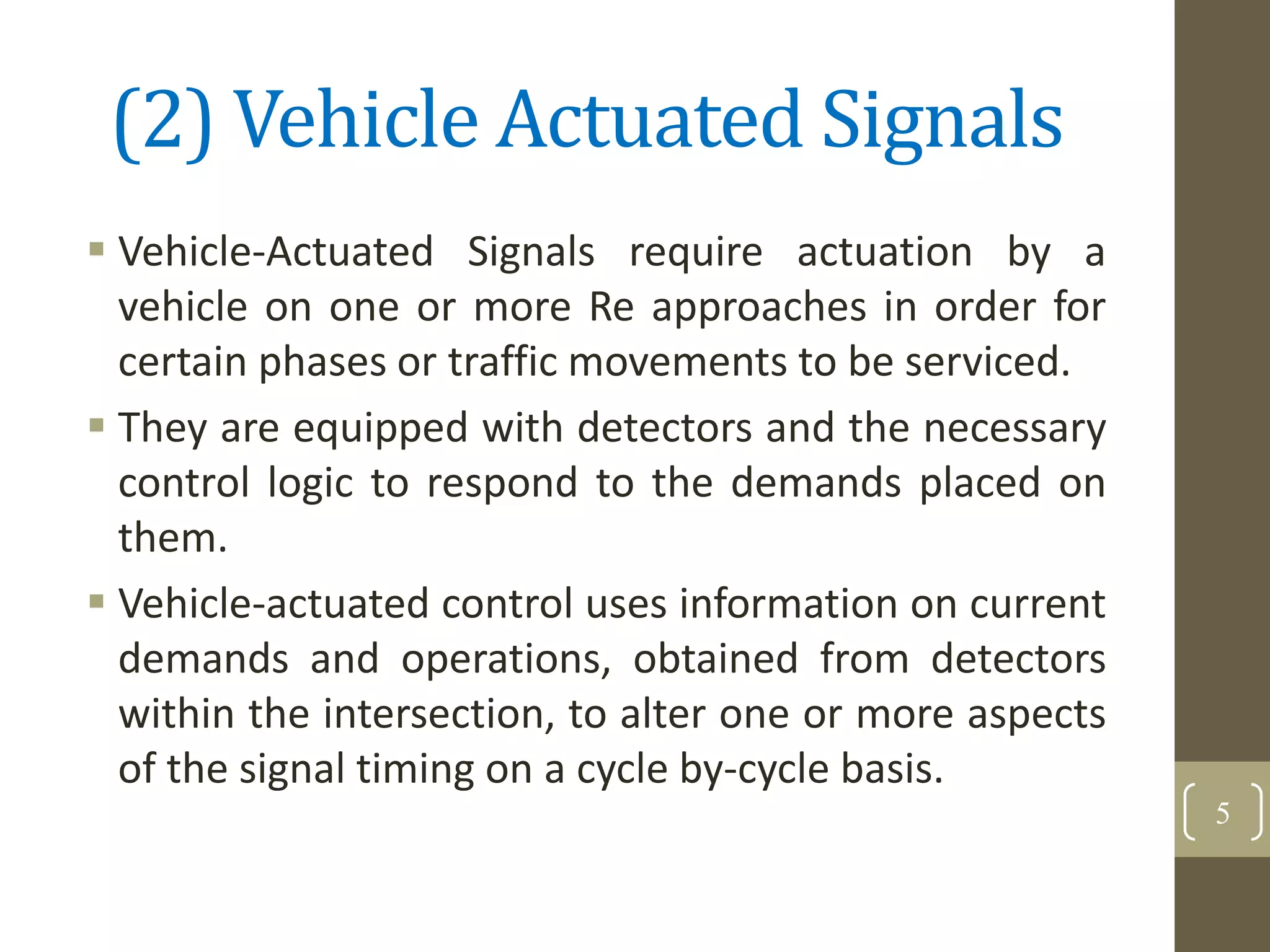 Type of traffic signals Ppt | PPTX