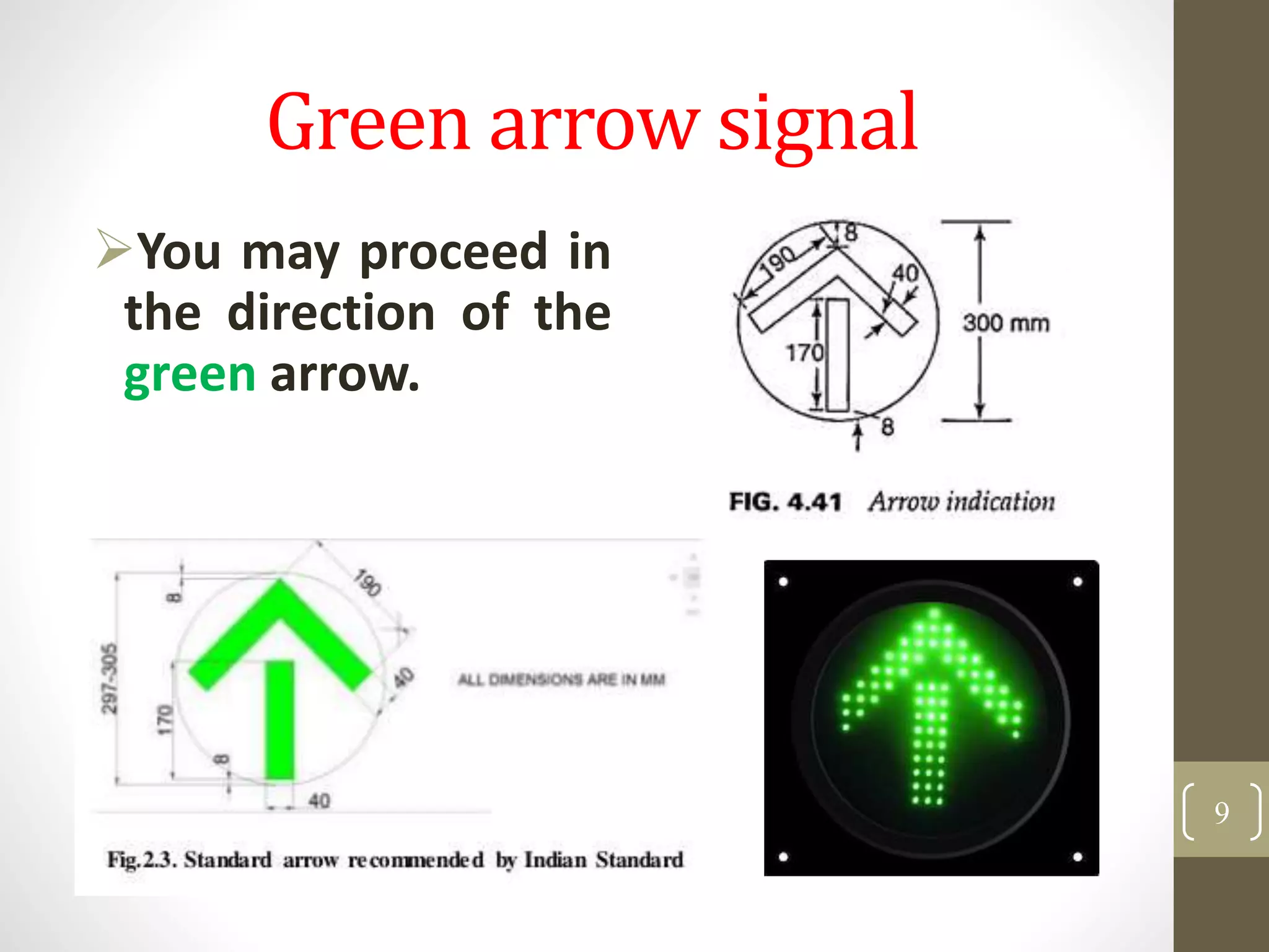 Type of traffic signals Ppt | PPTX