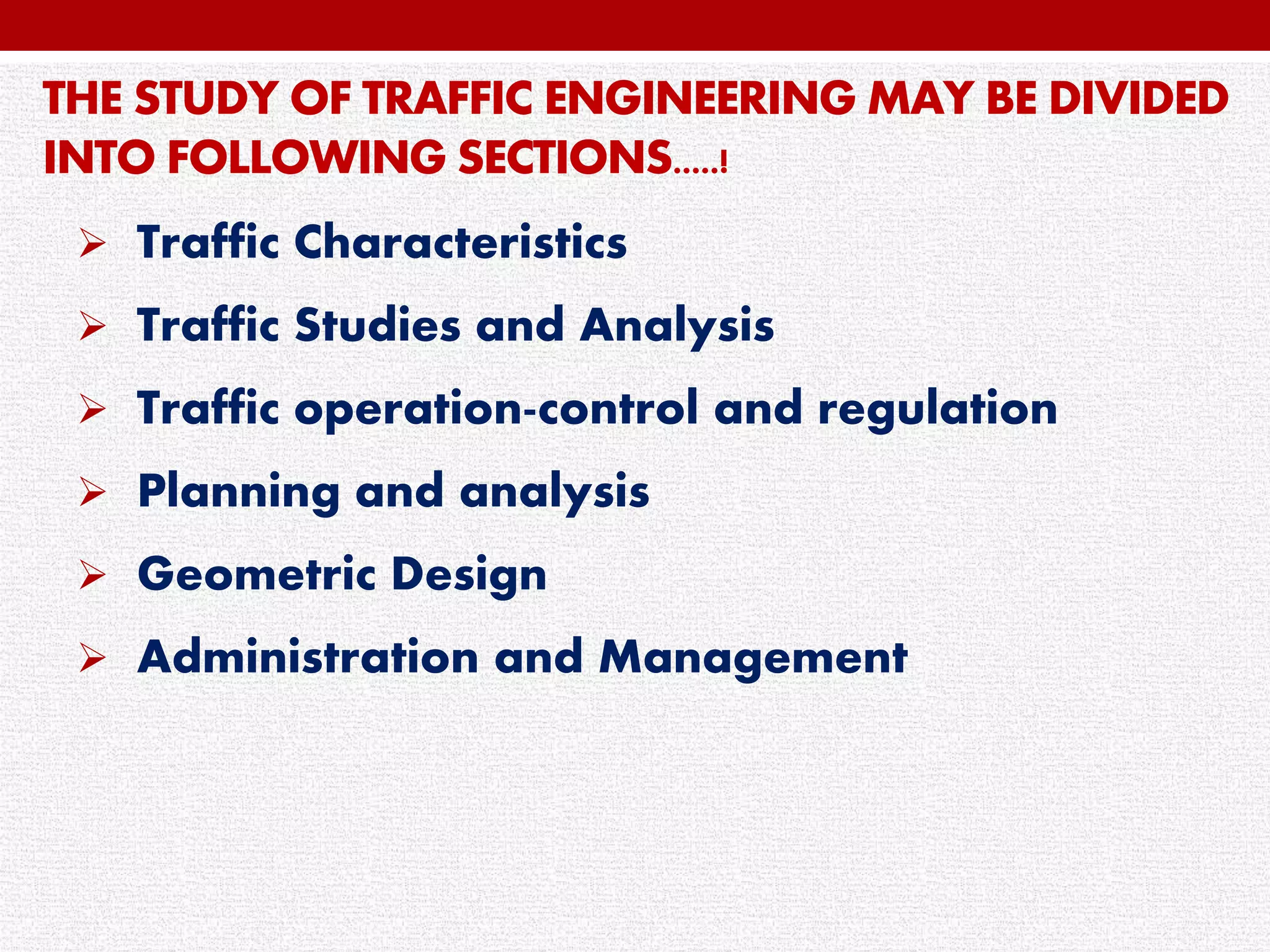 Traffic Engineering And Drainage | PPTX