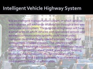 Traffic engineering IVHS | PPTX