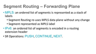 PLNOG 18 - Leonir Hoxha - Traffic Engineering with Segment Routing ...