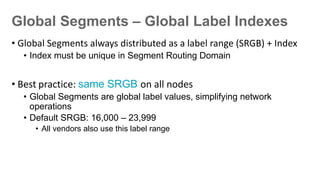 PLNOG 18 - Leonir Hoxha - Traffic Engineering with Segment Routing ...