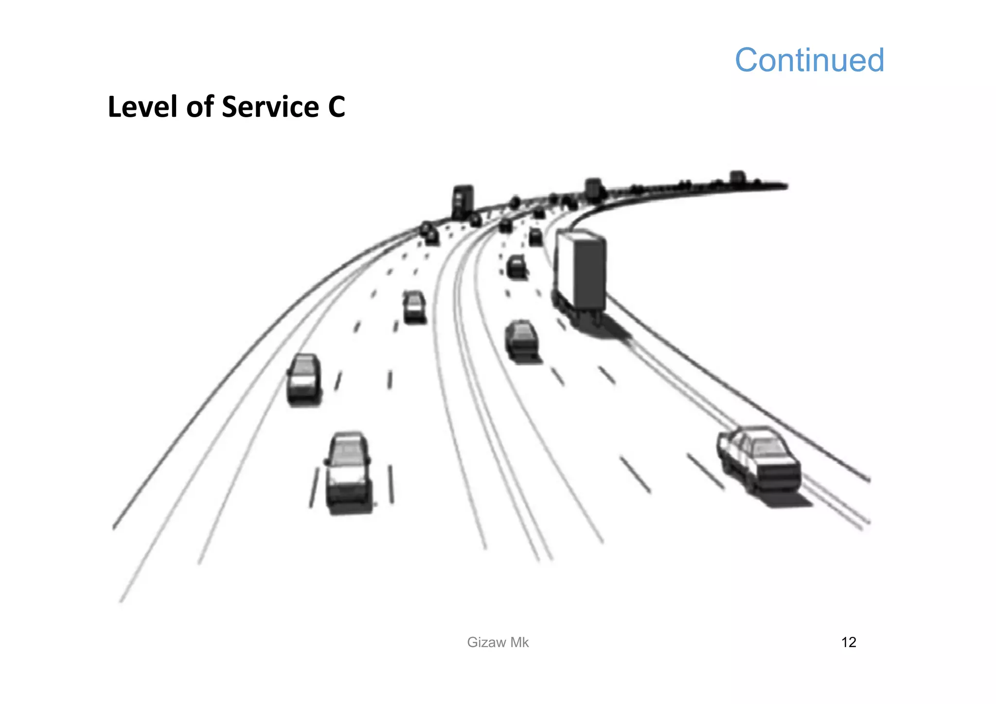 Traffic enginering highway capacity and los presentation | PDF