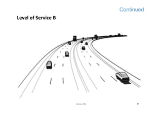 Traffic enginering highway capacity and los presentation | PDF