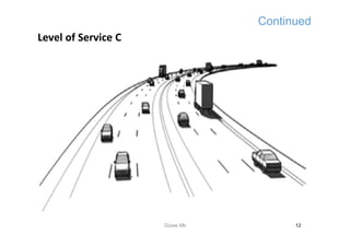 Traffic enginering highway capacity and los presentation | PDF