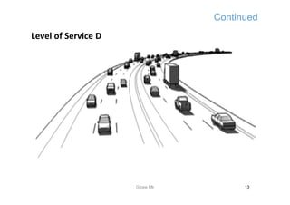 Traffic enginering highway capacity and los presentation | PDF