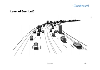 Traffic enginering highway capacity and los presentation | PDF