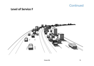 Traffic enginering highway capacity and los presentation | PDF