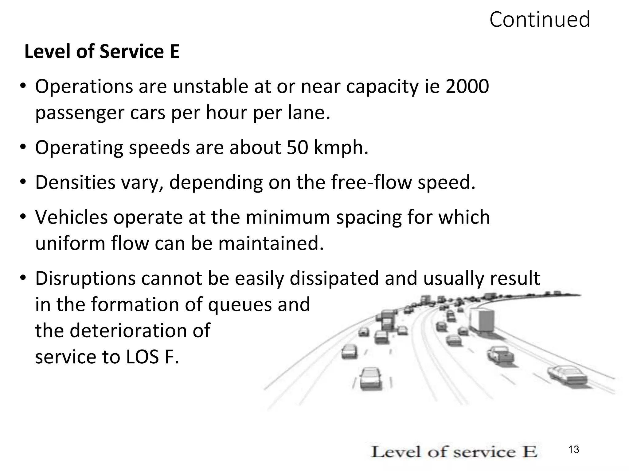 Traffic enginering highway capacity and los print mood publish | PPTX