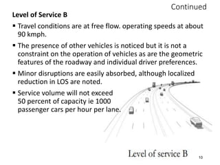 Traffic enginering highway capacity and los print mood publish | PPTX