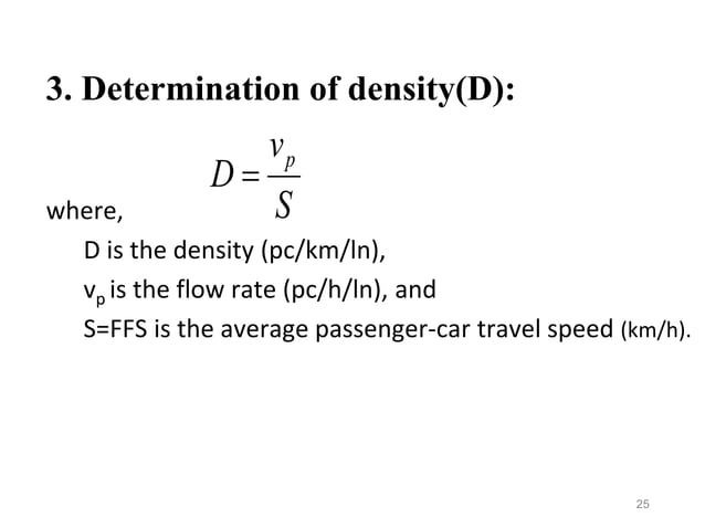 Traffic enginering highway capacity and los print mood publish | PPTX