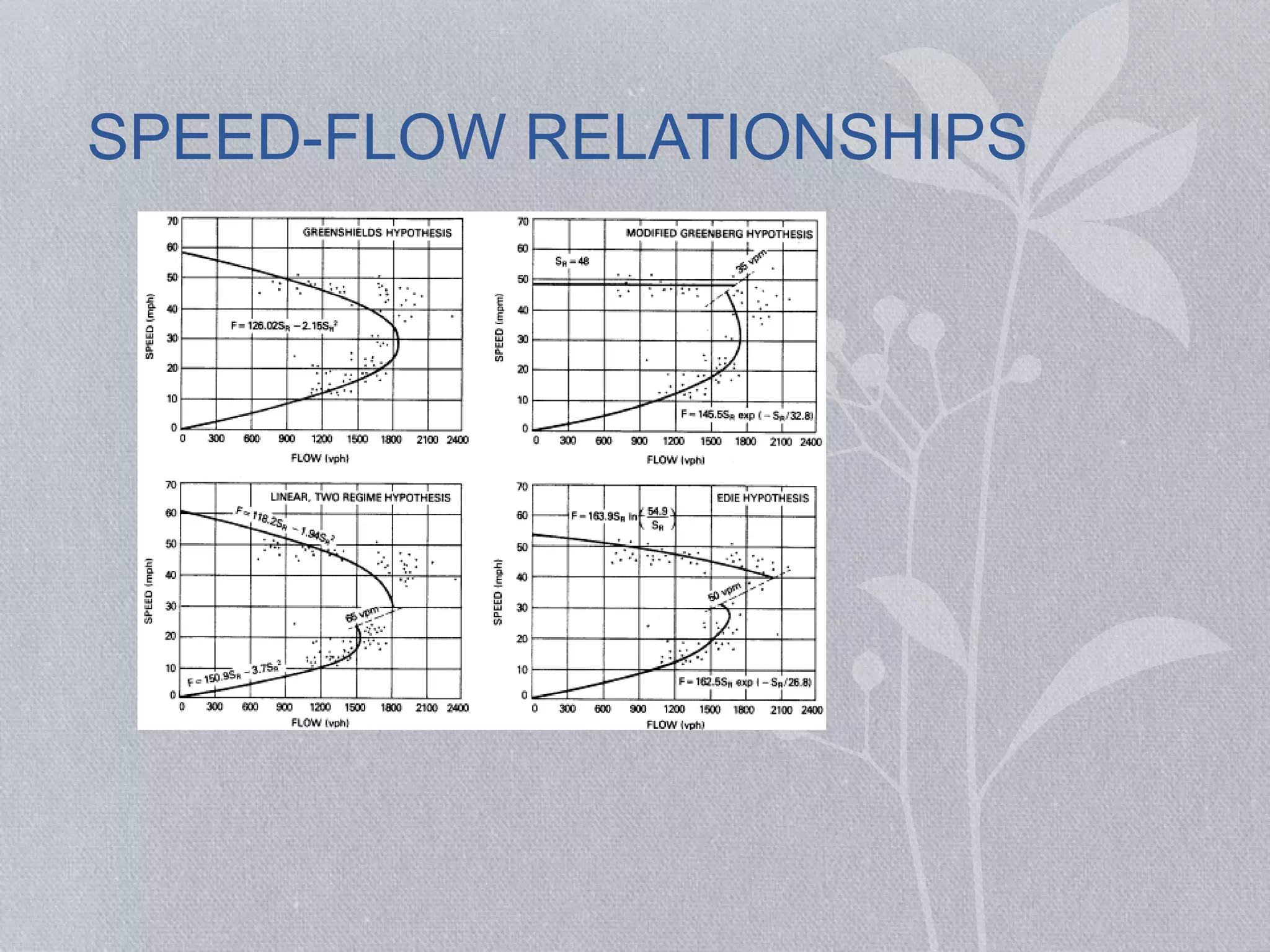 Traffic Flow Fundamentals | PPTX | Physics | Science