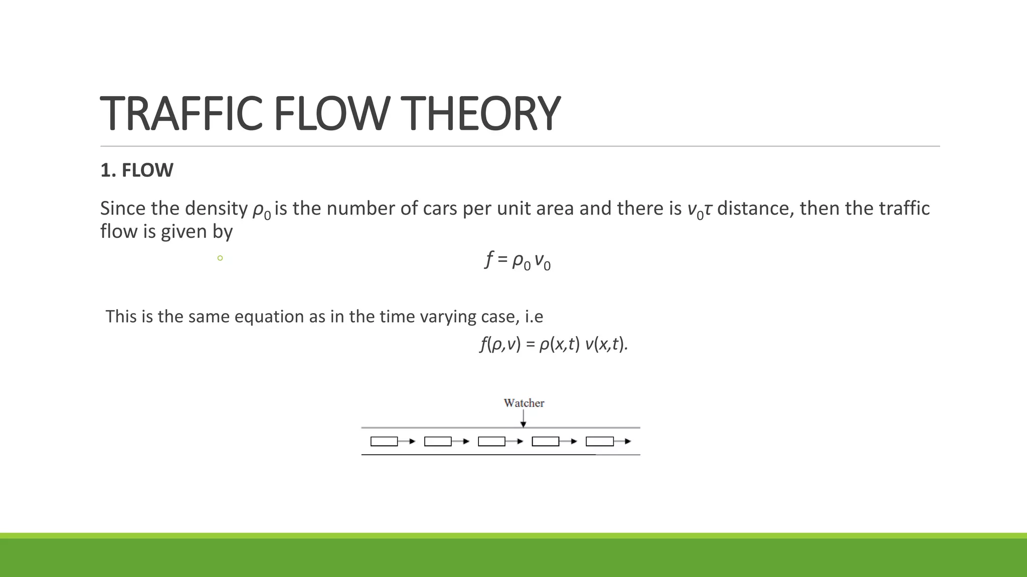 Traffic flow model | PPTX