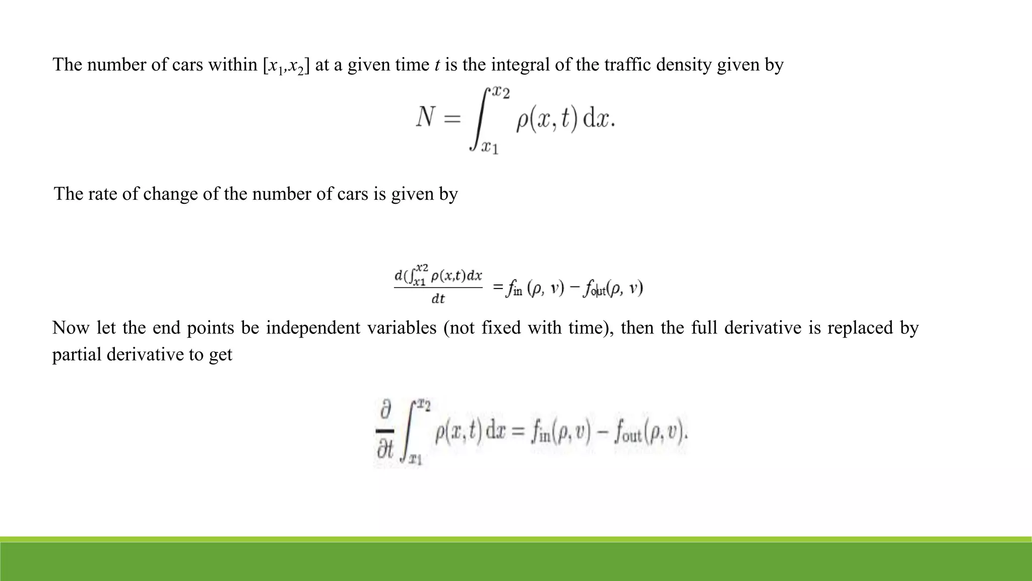 Traffic flow model | PPTX