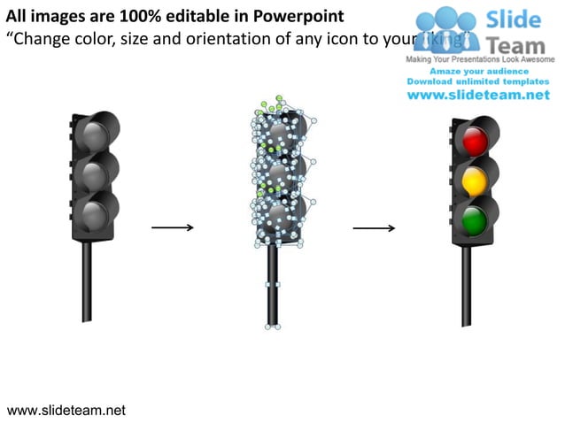 Traffic highway roadway lights design 2 powerpoint ppt slides. | PDF ...