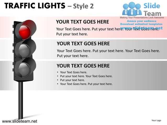 Traffic highway roadway lights design 2 powerpoint ppt templates. | PDF ...