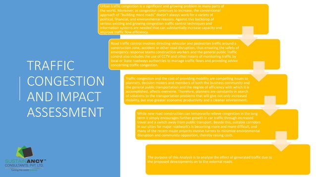 Traffic impact assessment | PDF