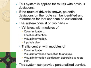 Traffic information system | PPTX