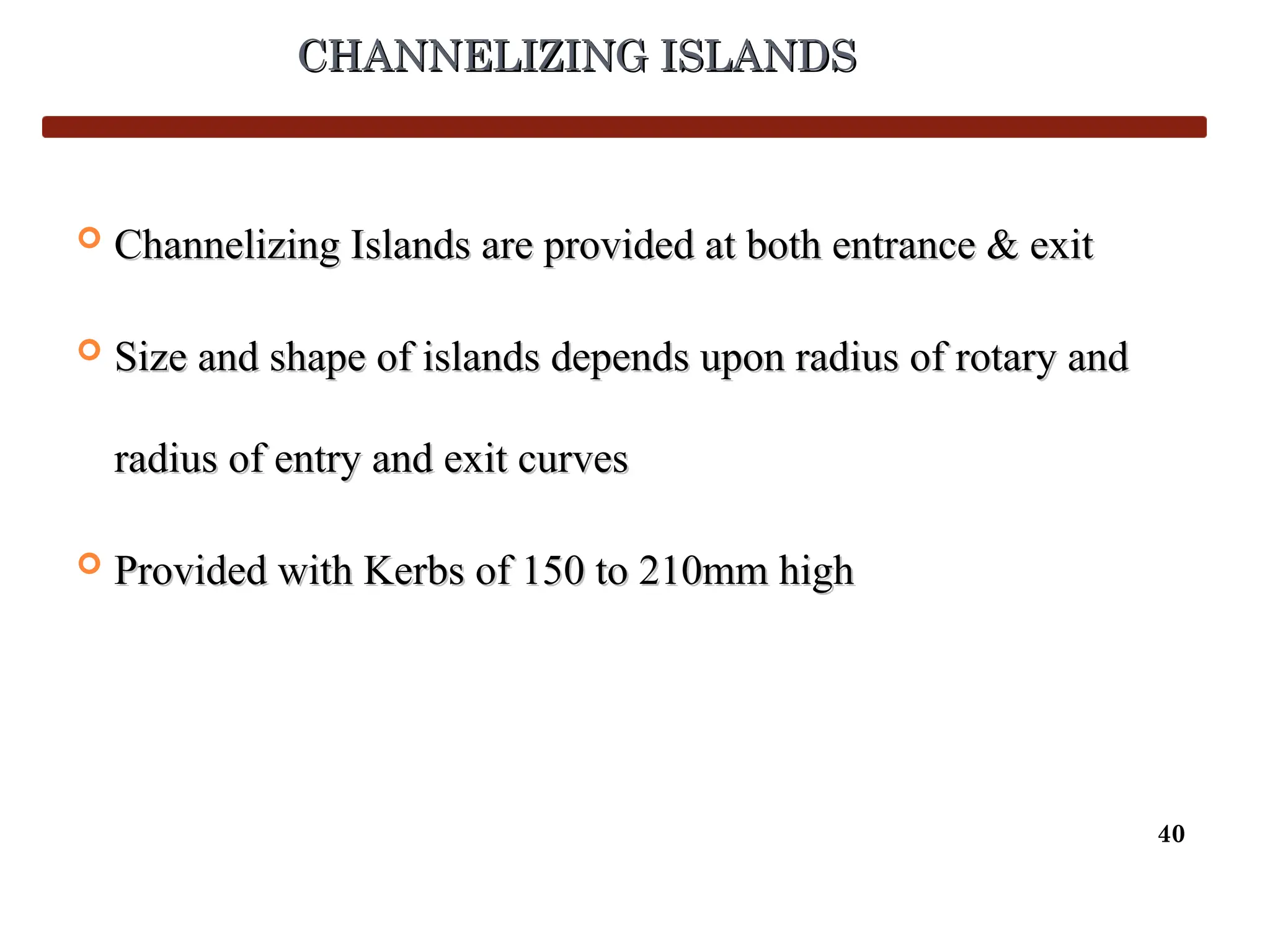 traffic islands in the highway engineering.ppt