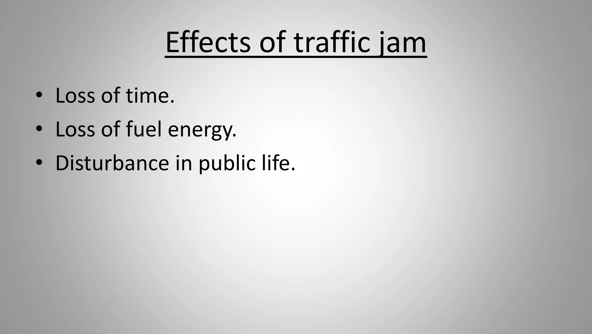 Traffic jam | PPTX