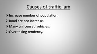 Traffic jam | PPTX
