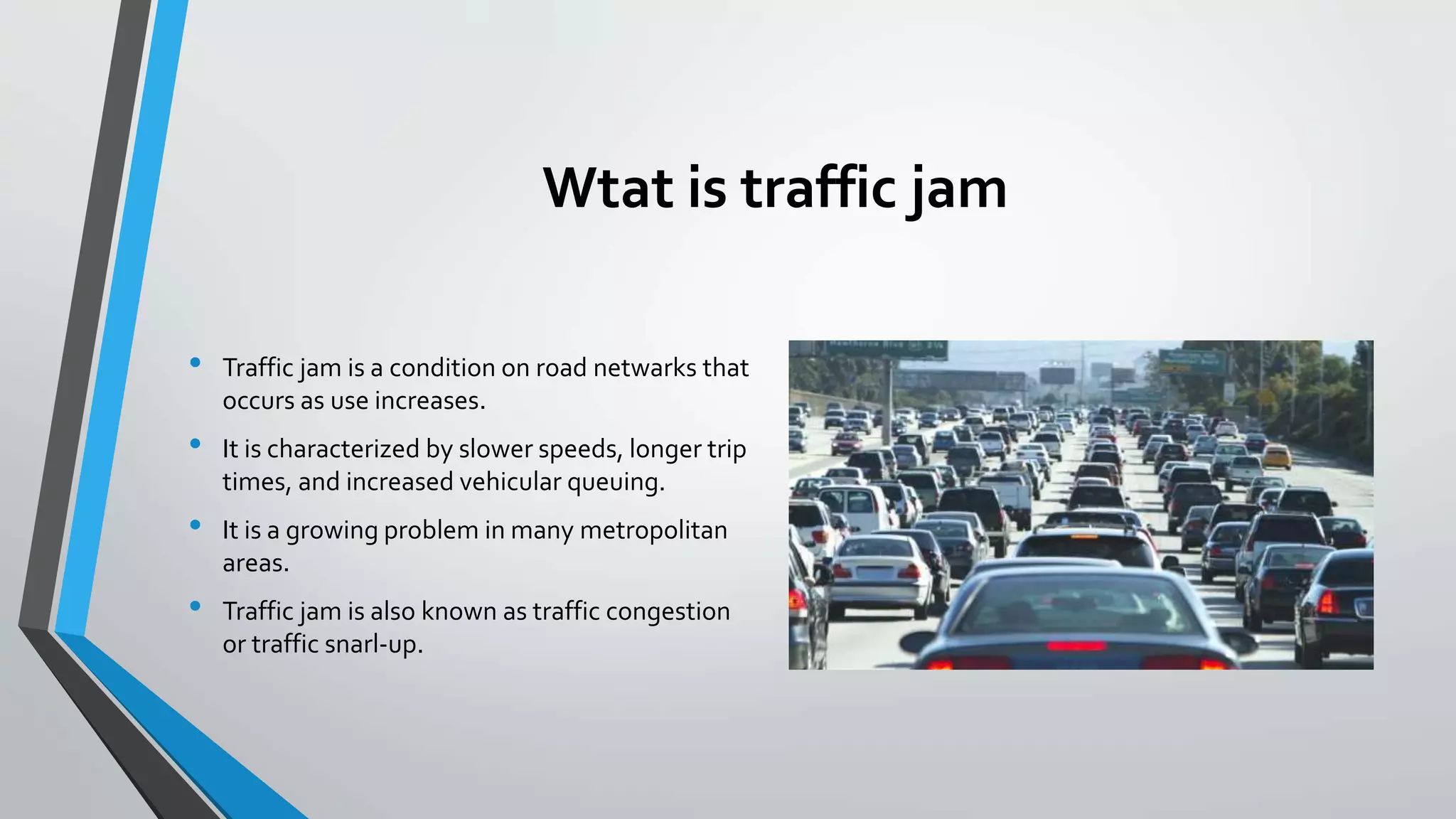 Traffic jam | PPTX