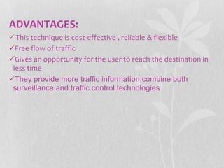 Traffic jam detection using image processing | PPTX