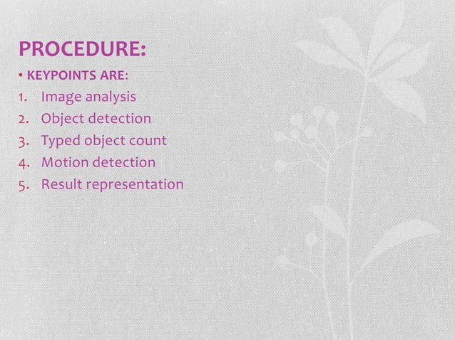 Traffic jam detection using image processing | PPTX