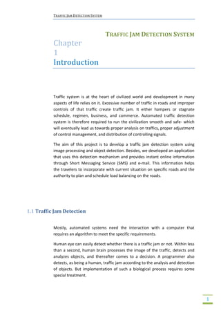 Traffic Jam Detection System by Ratul, Sadh, Shams | PDF