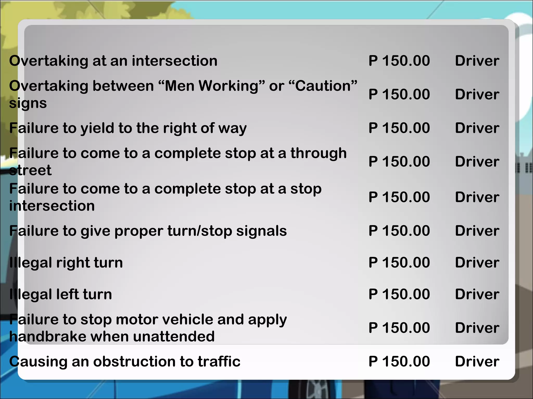 Traffic laws, rules and regulation | PPT
