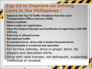 Traffic laws, rules and regulation | PPT