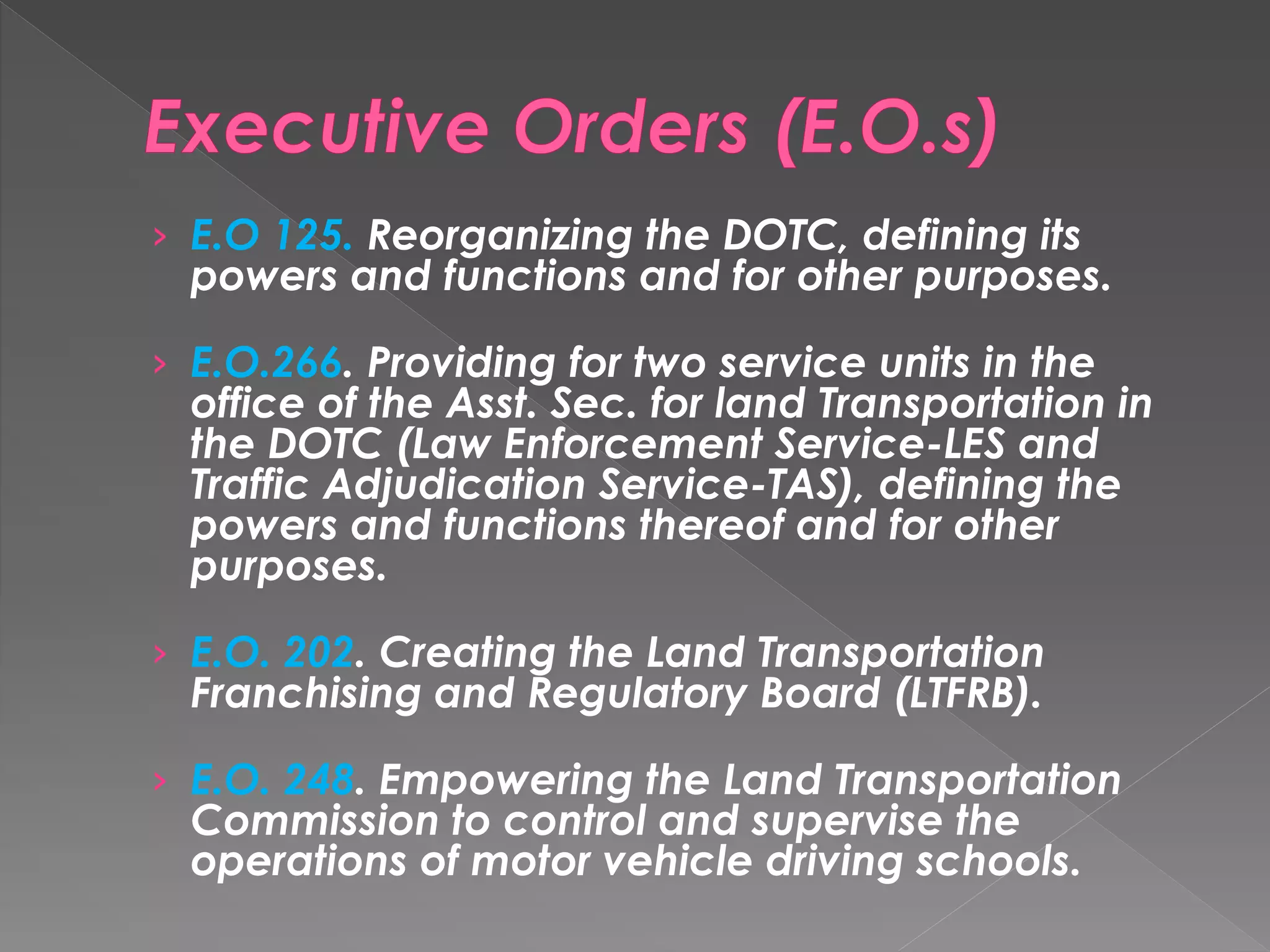 Traffic laws, rules and regulations and | PPTX