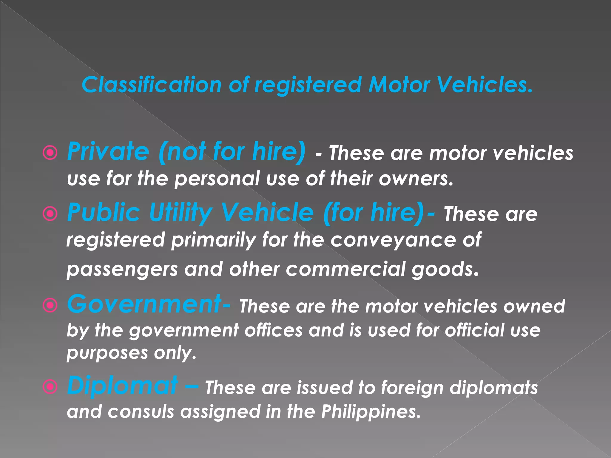 Traffic laws, rules and regulations and | PPTX