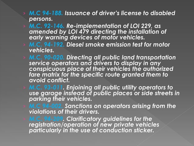 Traffic laws, rules and regulations and | PPTX | Commercial Trucks ...