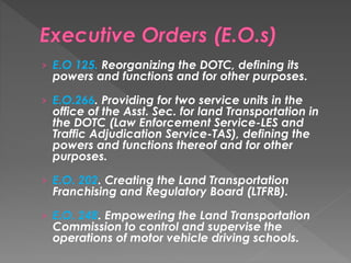 Traffic laws, rules and regulations and | PPTX