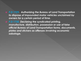 Traffic laws, rules and regulations and | PPTX