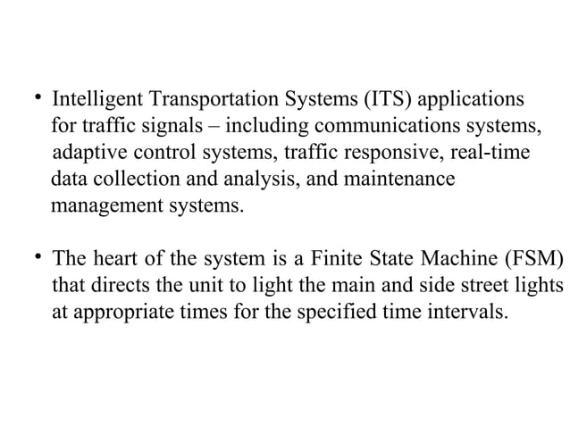 design of FPGA based traffic light controller system | PPT | Computing | Technology & Computing