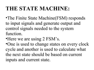 design of FPGA based traffic light controller system | PPT