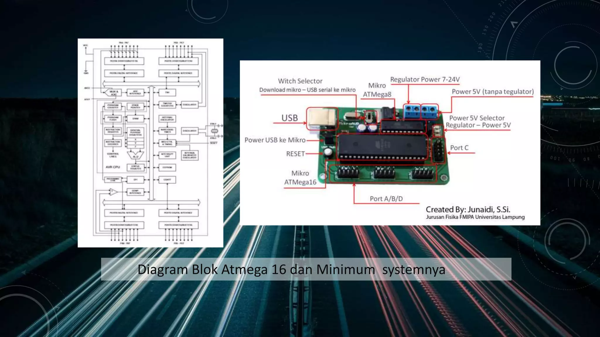 Traffic Light dengan Atmega 16 | PPTX