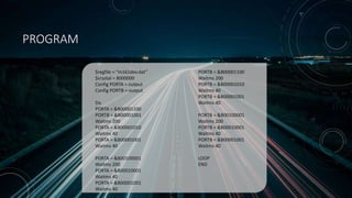 Traffic Light dengan Atmega 16 | PPTX