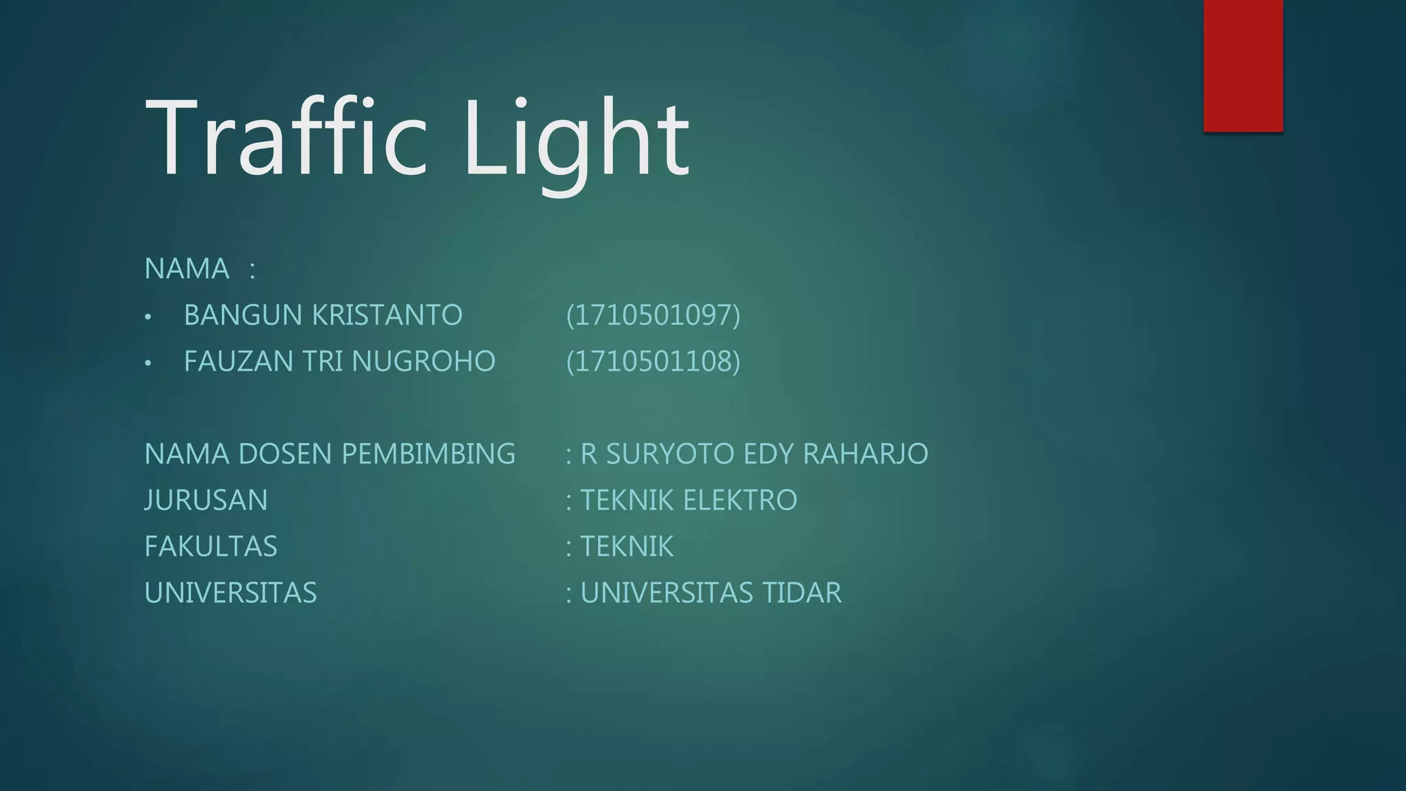 Traffic light | PPTX