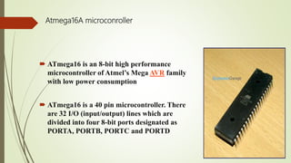 Traffic light control using atmega16 ppt | PPTX